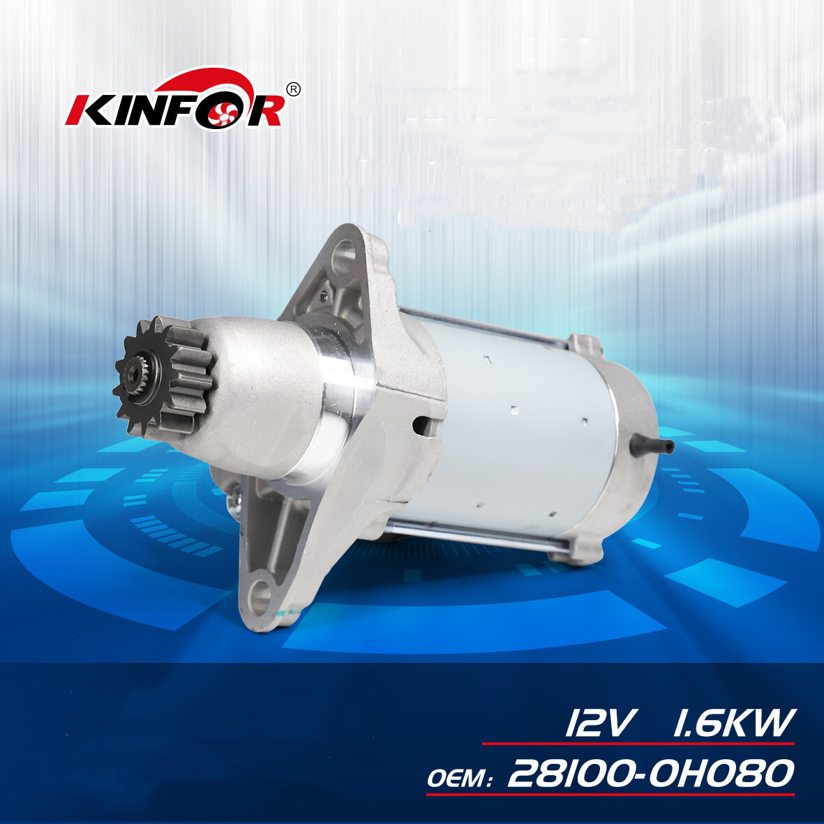 KINFOR Starter Motor For TOYOTA Camry Tarago Estima Aurion Avensis Kluger 2AZFE 2GR 2AR 3MZ MCU ...